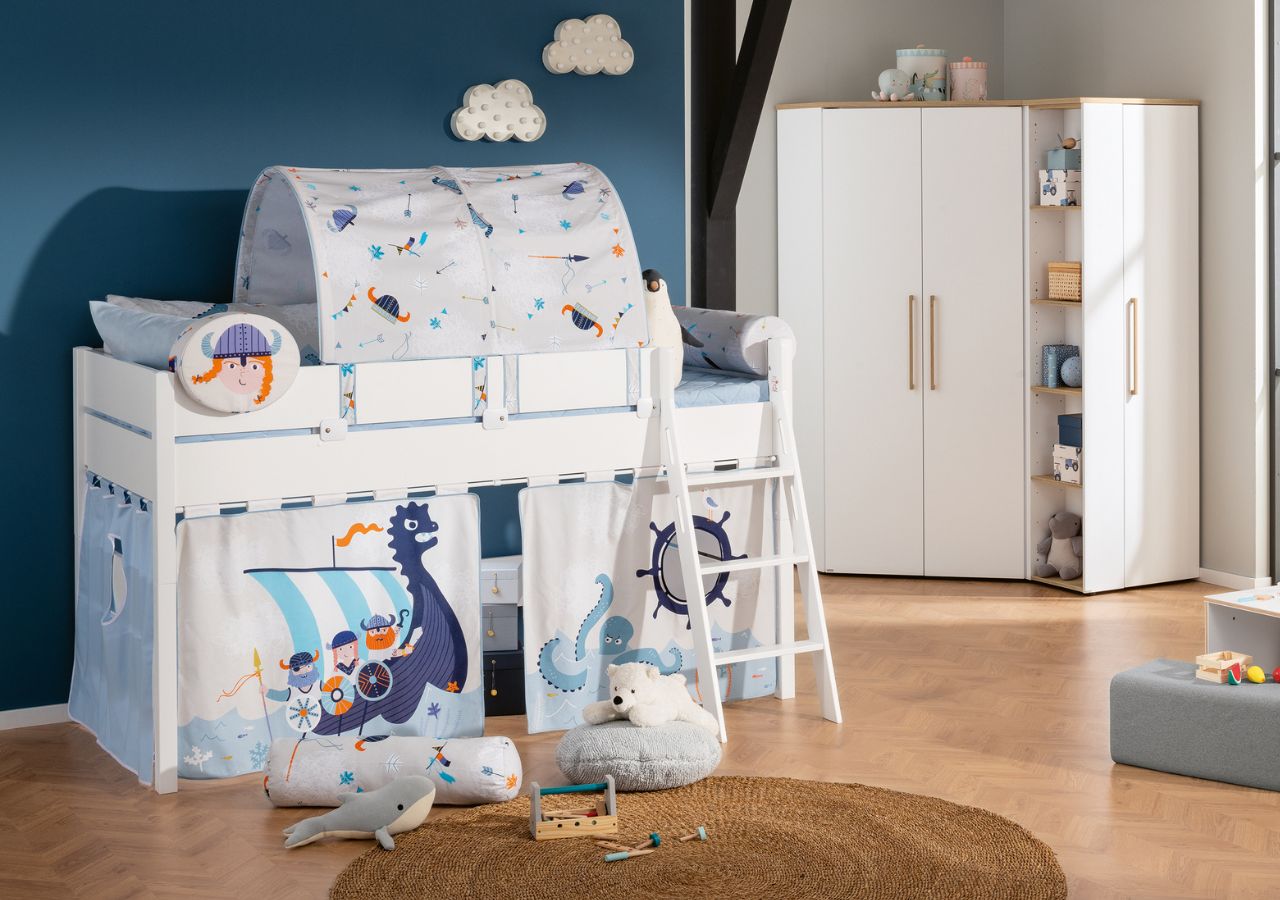 Elegantes Vorhang Fur Hochbett Bild